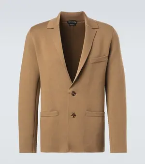 TOM FORD Wool-blend Jacket - Brown