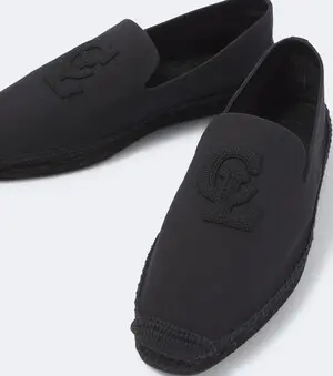 CHRISTIAN LOUBOUTIN Embroidered Canvas Espadrilles