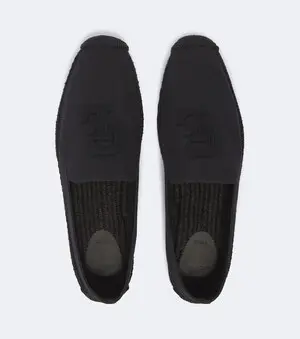 CHRISTIAN LOUBOUTIN Embroidered Canvas Espadrilles