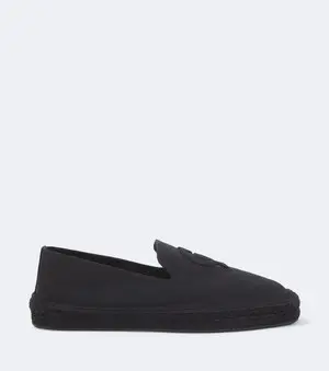 CHRISTIAN LOUBOUTIN Embroidered Canvas Espadrilles