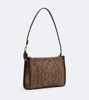 Etro Arnica Small Coated Canvas Top Handle Bag
