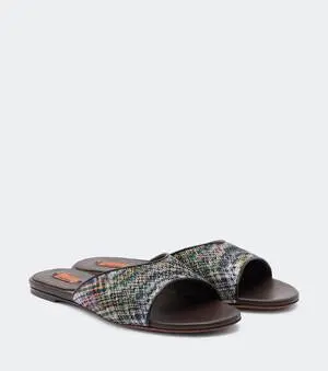 Missoni Liza Lamé Mules - Multicoloured