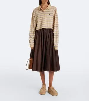 Prada Suede Mules - Beige
