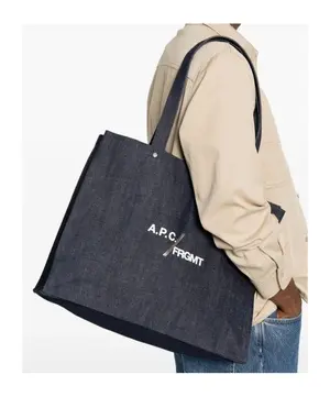A.p.c. X Frgmt Logo Printed Shopping Bag