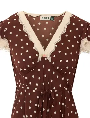 Rixo V-neck Dress