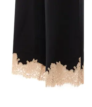 Rixo Lace-trimmed Straight-leg Pants