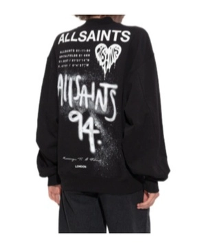 ALLSAINTS Poster Graphic Sweatshirt - Black