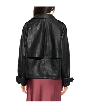 ALLSAINTS Reya Belted Leather Jacket