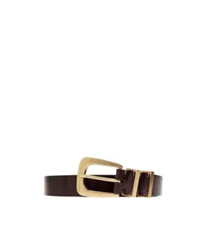 ALLSAINTS Solid Color Casual Belt - Black