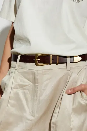 ALLSAINTS Solid Color Casual Belt