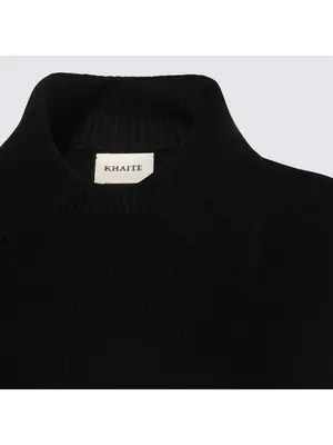 Khaite Jackson Long-sleeved Knitted Polo Shirt - No