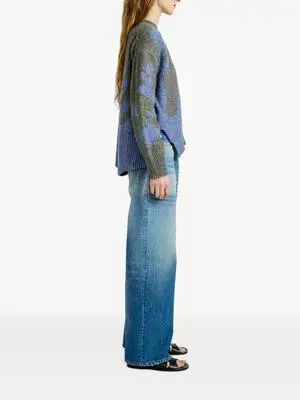 Proenza Schouler White Label Cathy Wool Knit Sweater - Grey