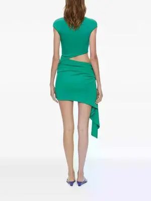 Christopher Esber Crystal-embellished Draped Mini Dress