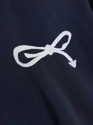 Emporio Armani Bow Detail T-shirt - Blue