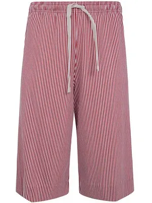 JACQUEMUS LA PLAGE Jacquemus "le Short Ete" Bermuda Trousers - Red