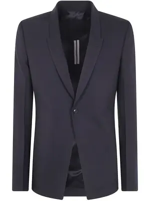 Rick Owens Jacket Wool "soft Soft - Black