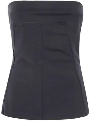 Rick Owens Top Wool "bustier