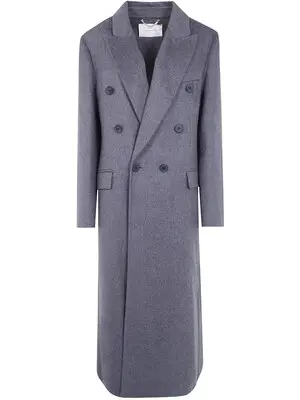 Victoria Beckham Coat Double Faced "overcoat - Gray