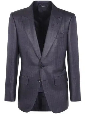 TOM FORD Jacket O'connor Sb "glamorous Herringbone - Black