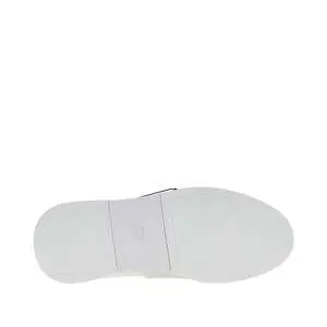 ROGER VIVIER Viv' Skate Leather Sneakers With Buckle Detail - White