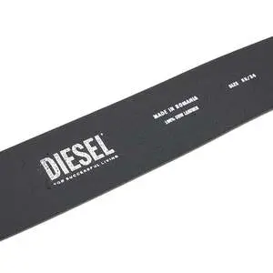 DIESEL® D' Logo Leather Belt