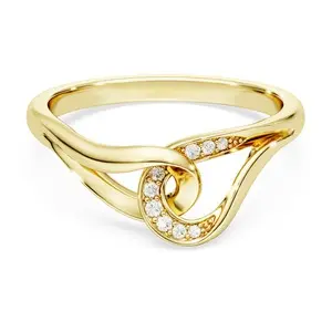 SWAROVSKI Classica Interlocking Ring With Pavé Zirconia - White