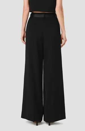 French Connection French Connection Harry High Waist Wide Leg Suit Pants Black