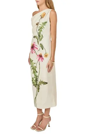 Endless Rose Floral Print Asymmetric Sleeveless Dress
