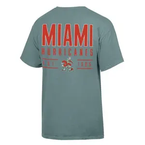 COMFORTWASH Miami Hurricanes Big Name T-shirt