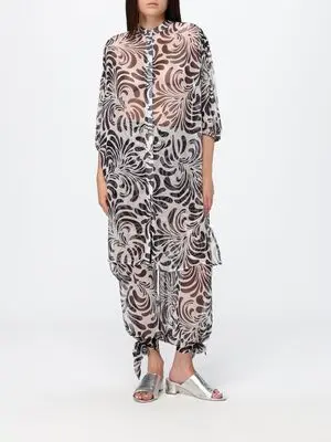 TWINSET Printed Viscose Cropped Trousers