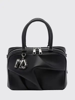 Marc Jacobs The Wave Lambskin Handbag With Monogram And Removable Strap