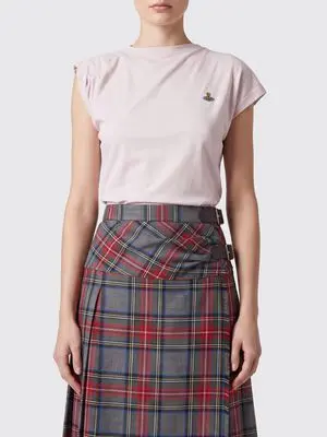 VIVIENNE WESTWOOD Vivienne Westwood Hebo One-Shoulder Cotton Top Pink