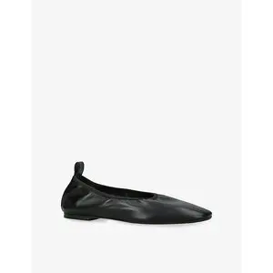 AeydĒ Dex Nappa Leather Ballet Flats - Black