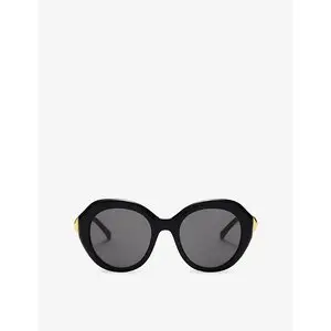 Loewe Butterfly Acetate Sunglasses - Black