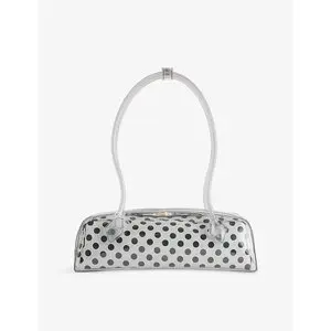 Alaïa Polka Dot Pvc Shoulder Bag - Noir/blanc