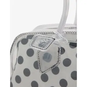 Alaïa Polka Dot Pvc Shoulder Bag - Noir/blanc