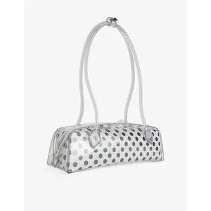 Alaïa Polka Dot Pvc Shoulder Bag - Noir/blanc