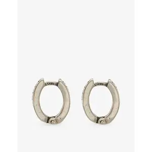 TWOJEYS Icon Link Sterling Hoop Earrings
