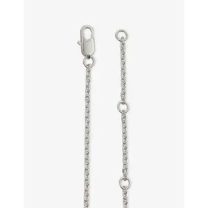 TWOJEYS Horseshoe Multi Stone Sterling -plated Brass Necklace