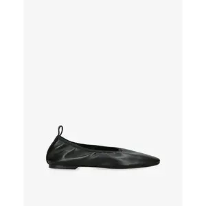 AeydĒ Dex Leather Ballet Flats - Black