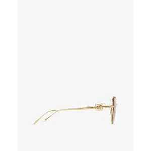 Loewe Anagram Bombe Butterfly-frame Metal Sunglasses