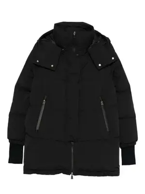 Herno Two Layers Hooded Puffer Coat - Black