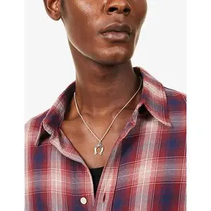 TWOJEYS Horseshoe Multi Stone -plated Brass Necklace