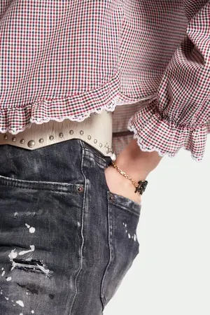 Dsquared2 Embellished Checked Shirt