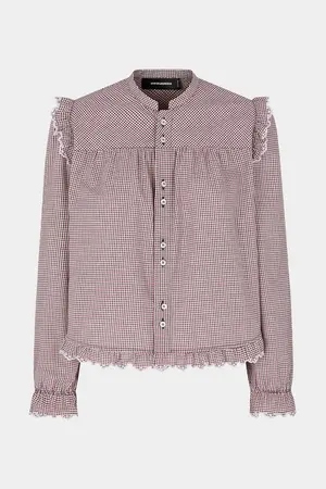 Dsquared2 Embellished Checked Shirt