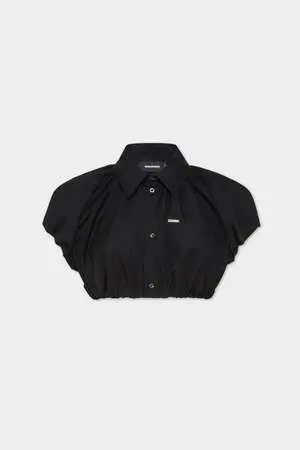 DSQUARED2 Dsquared2 Balloon Sleeve Cropped Shirt