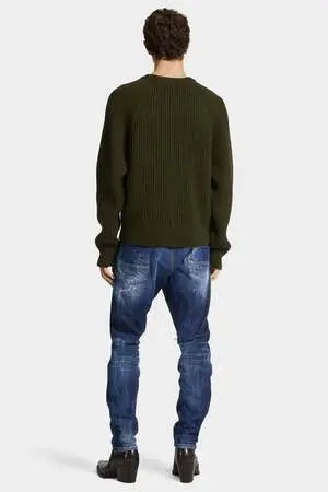 Dsquared2 Medium Ripped Wash Cool Guy Mini Front Jeans