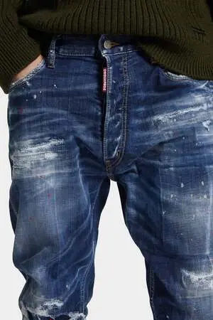 Dsquared2 Medium Ripped Wash Cool Guy Mini Front Jeans