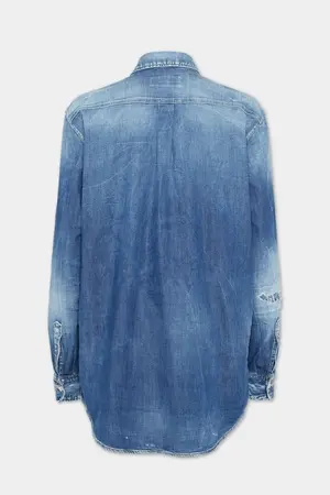 Dsquared2 Medium Wash Maxi Dean Shirt