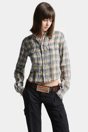 Dsquared2 Check Linen Shirt